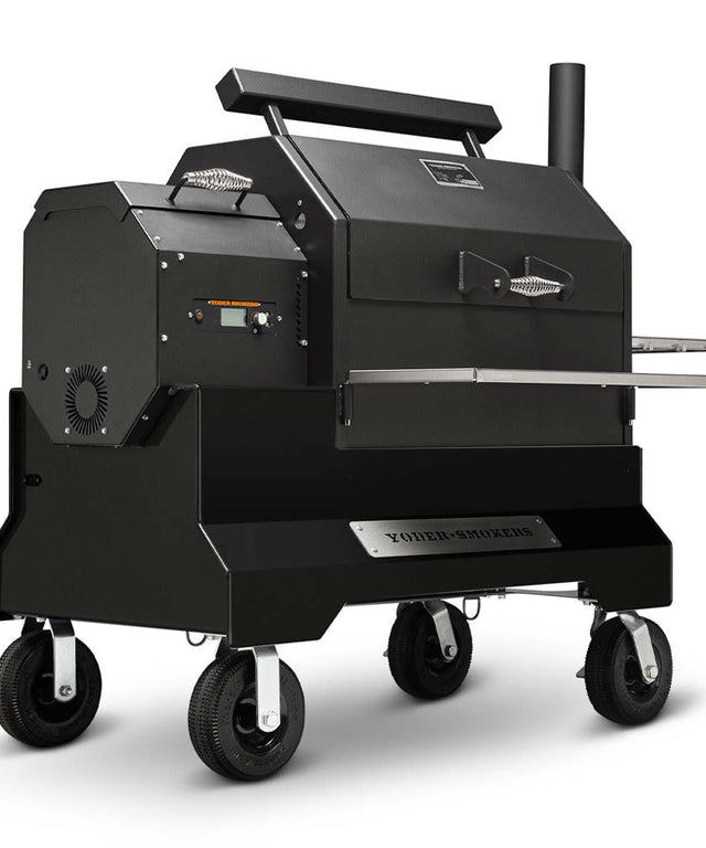 YS640S Comp (Black) + Stainless Steel Shelves + 2nd Level Slide-Out Co ...